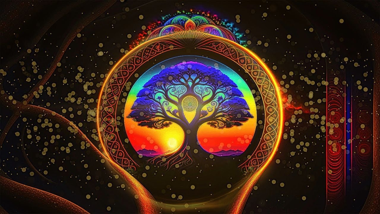 528Hz Healing Power | Tree of Life | Body Cell Regeneration | Golden ...