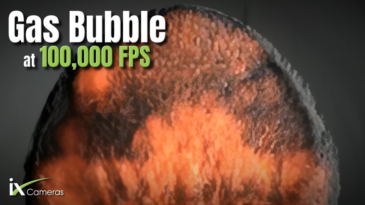Gas Bubble Explosion at 100,000FPS - YouTube