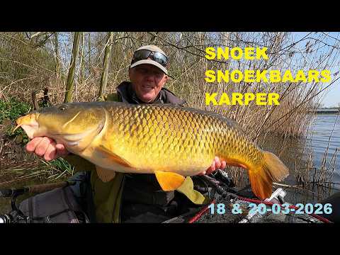 18 03 en 20 03 2026 KARPER, SNOEK EN SNOEKBAARS VANUIT DE BELLYBOAT