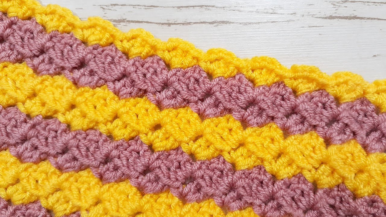 super easy crochet pattern:how to make paris stitch - YouTube