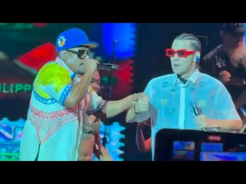 Apl.de.Ap and Ez Mil fired up the stage with "Bebot" a certified crowd ...