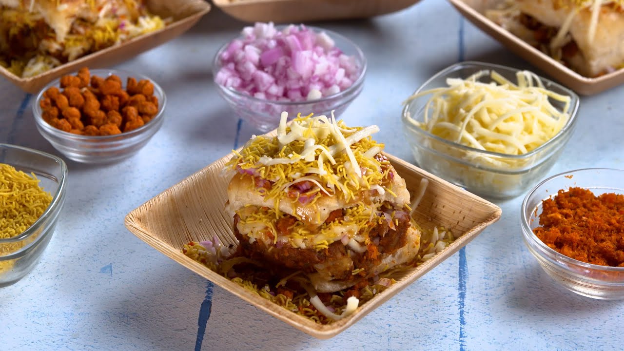 Special Cheese Dabeli Recipe | How to make Kutchi cheese Dabeli with ...