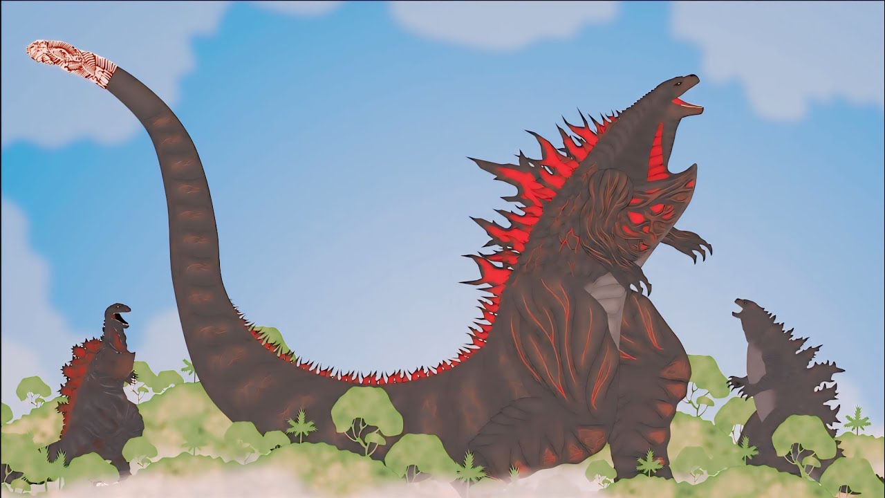 SHIN LEGENDARY GODZILLA!! | SHIN GODZILLA Fusion LEGENDARY GODZILLA ...