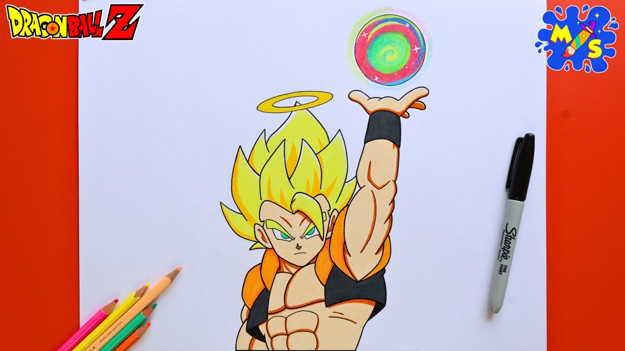 Drawing Gogeta Stardust Breaker || How to Draw Gogeta Stardust Breaker ...