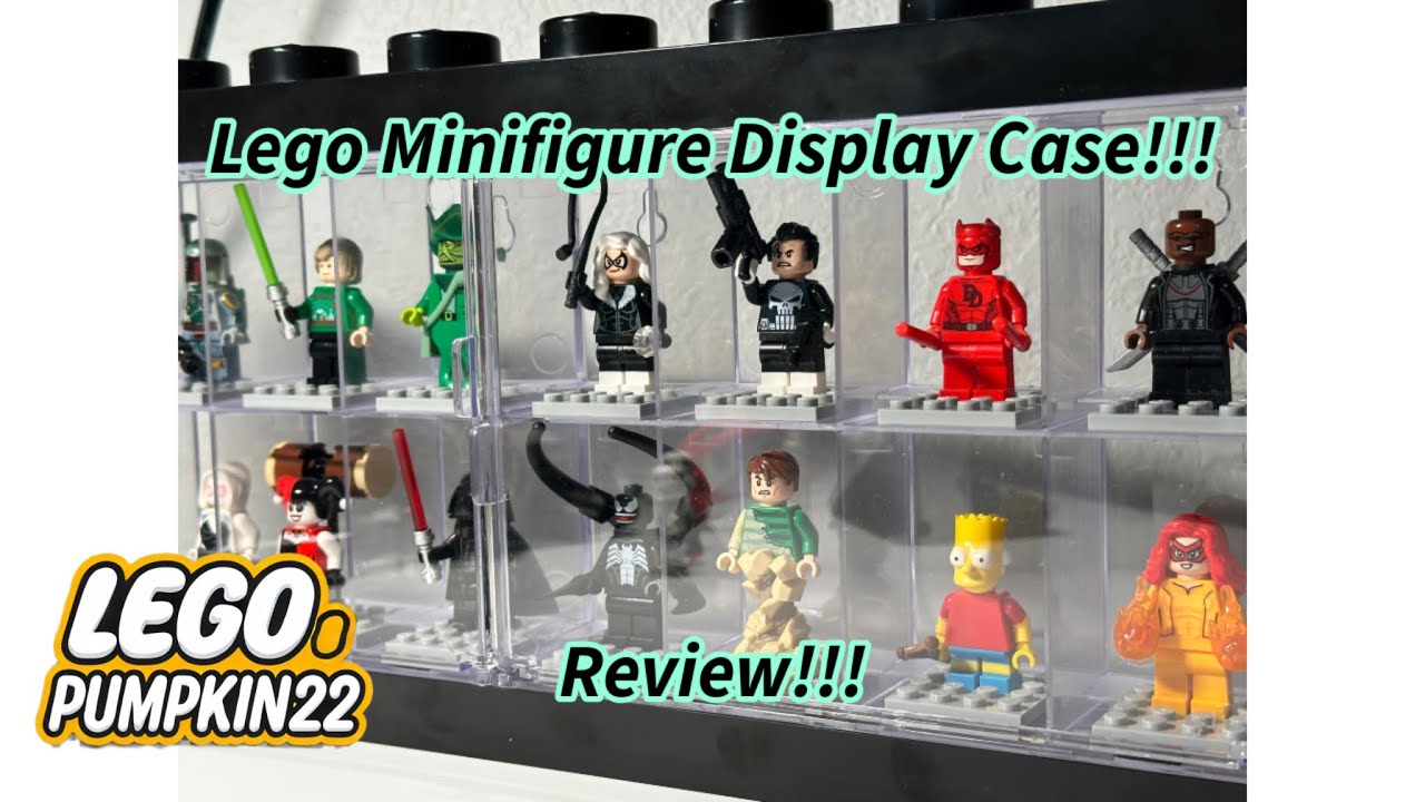 My New LEGO Mini Figures Display Case - A Perfect Way to Showcase My ...