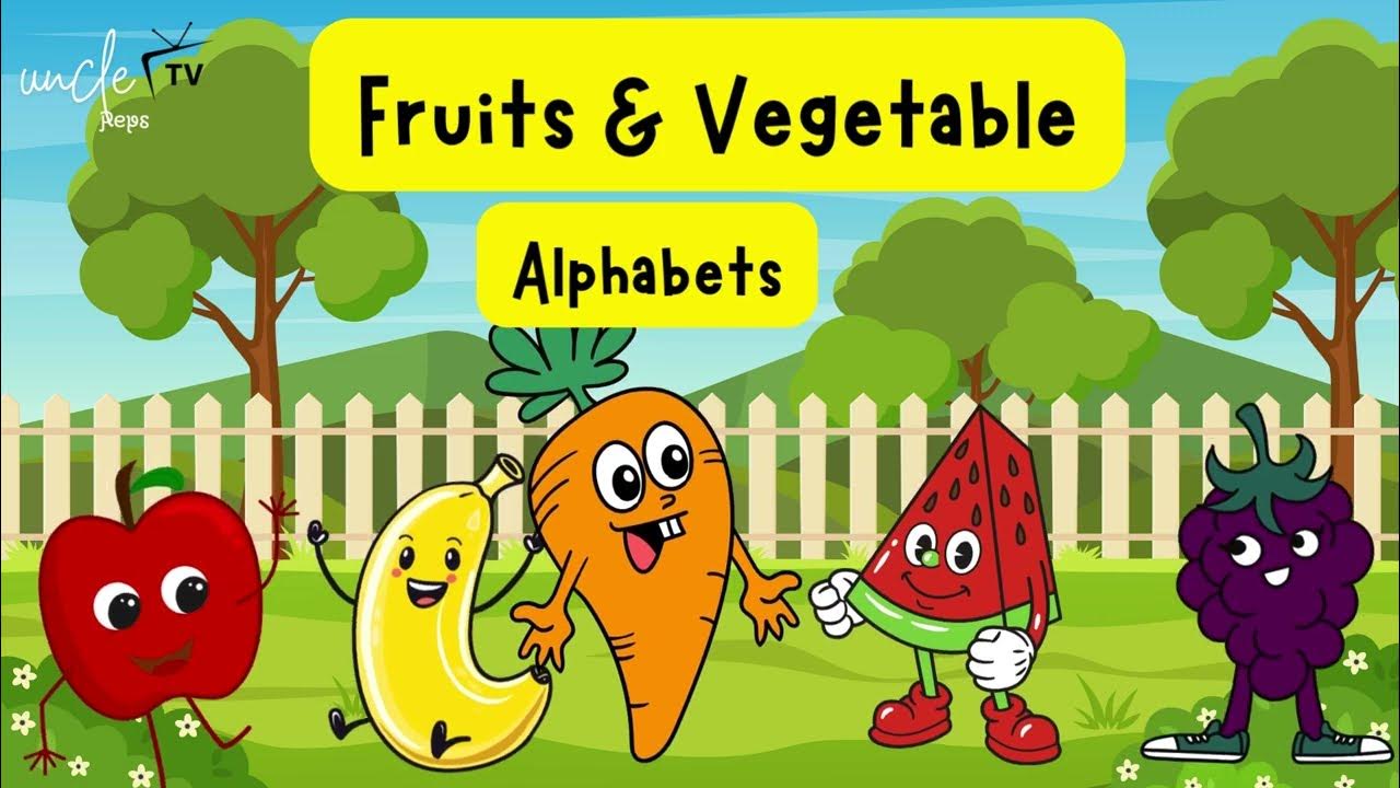 "Discover the ABCs of Healthy Eating! 🍎🥦 | Fruits & Vegetables Alphabet ...