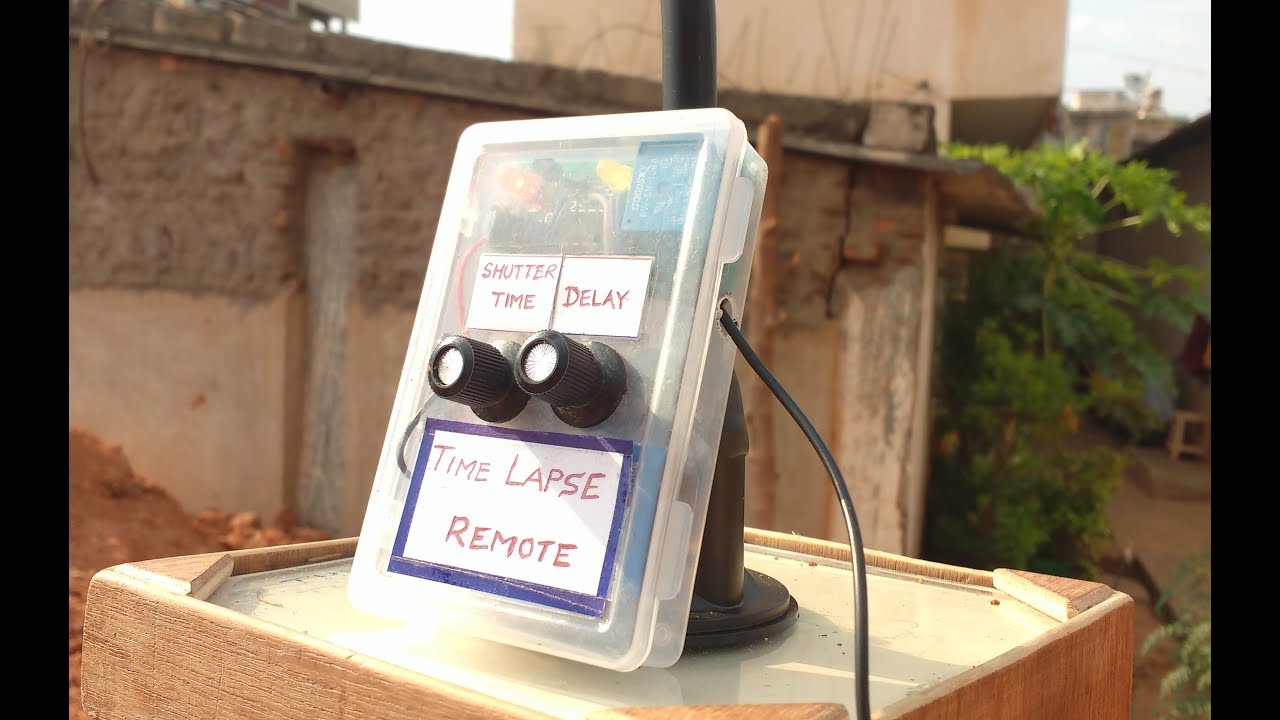Make Time Lapse Remote for DSLR and Mobile Camera |Intervalometer - YouTube