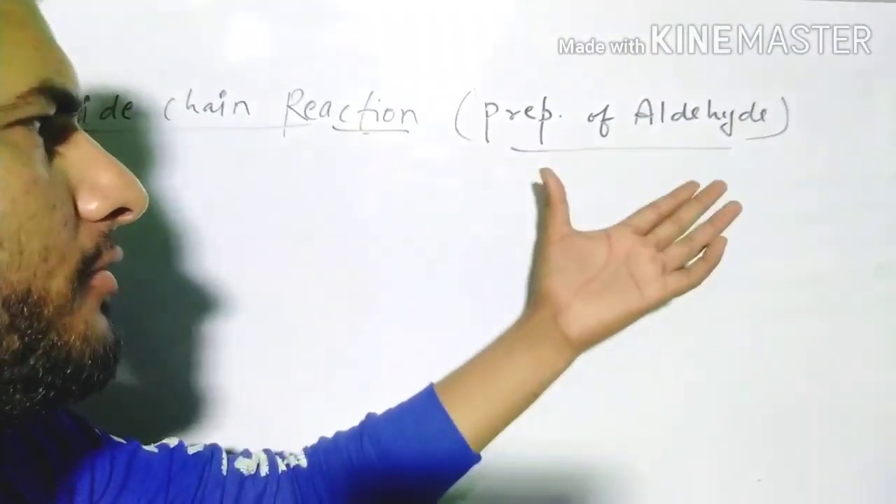 Side chain reaction ll preparation of Aldehyde /organic chemistry 2020 ...