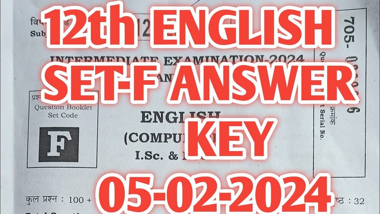 12th ENGLISH ANSWER KEY SET F OBJECTIVE ANSWER BIHAR BOARD READ 12th-english-answer-key-set-f-objective-answer-bihar-board-read