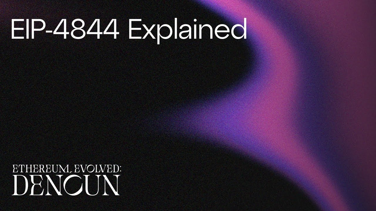 EIP-4844 Explained - YouTube