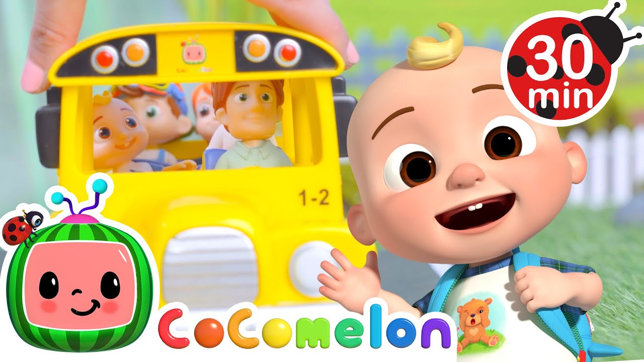 Wheels On The Bus Go Round and Round! | CoComelon Nursery Rhymes & Kids ...