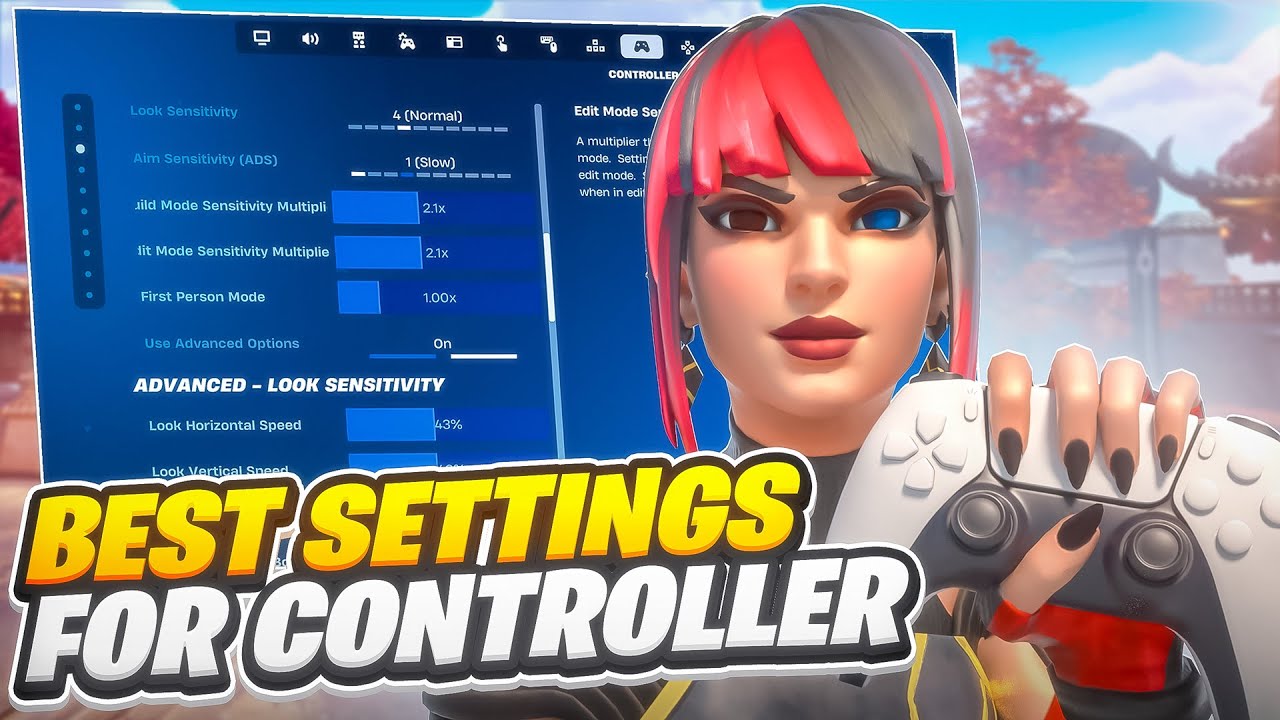 NEW *BEST* Chapter 6 Season 4 Controller SETTINGS + Sensitivity For ...