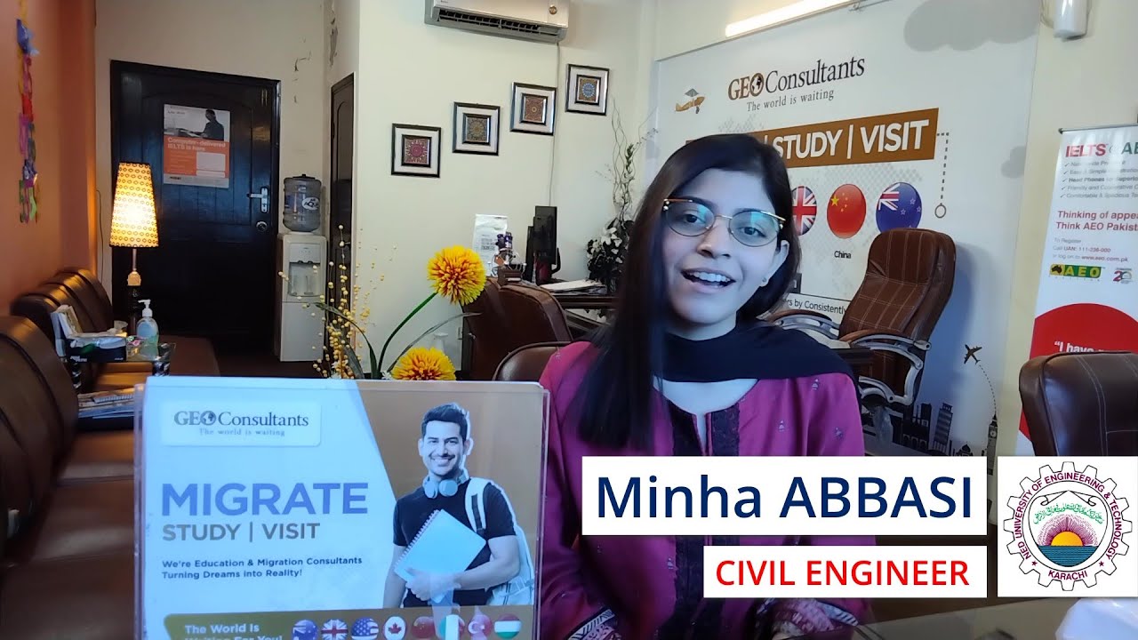 How Minha ABBASI from NED University win Scholarship & Australian ...