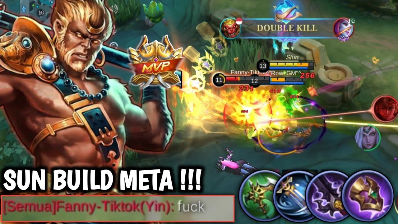 SUN BUILD META!! CARA TERBAIK MAIN SUN LAWAN MARTIS & YIN | BUILD SUN ...