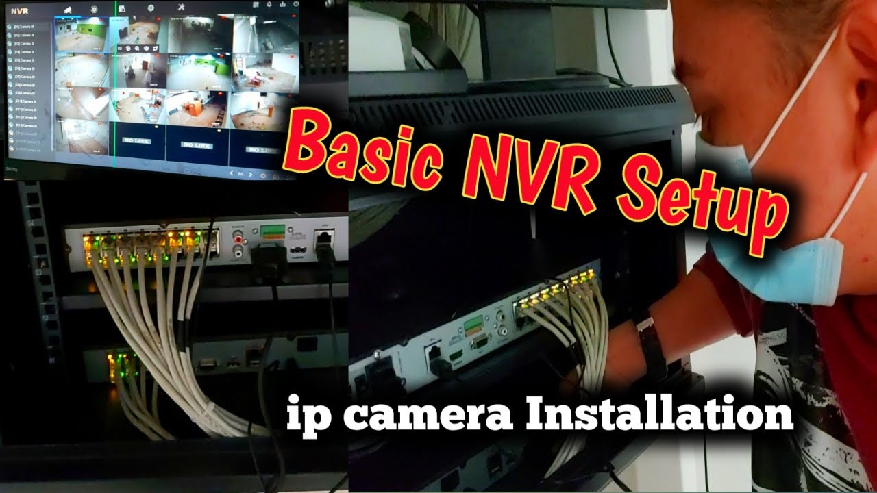 Hikvision Latest Version NVR, IP Camera installation | Basic NVR Set Up ...