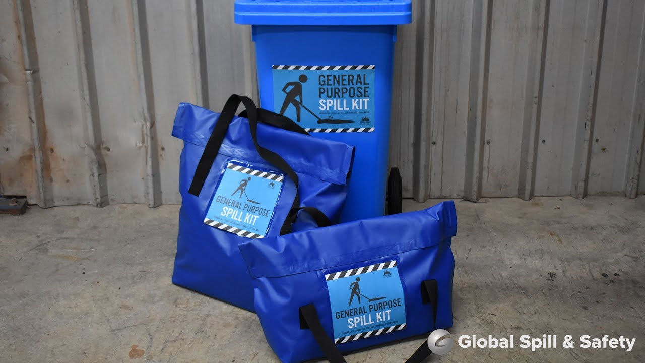 General purpose spill kits - Global Spill & Safety - YouTube