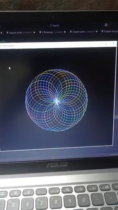 #shorts Python Graphics Flower Design #python #java #html #programming #motivation - YouTube