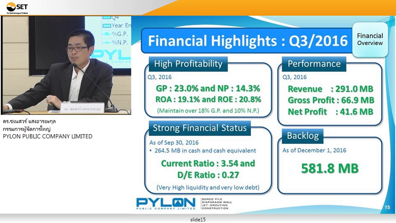 OPPDAY PYLON Q3 2016 - YouTube