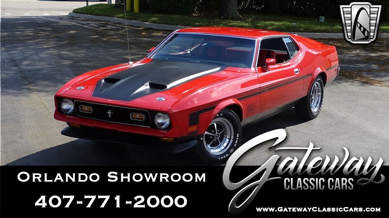 1971 Ford Mustang Mach 1 Super Cobra Jet 429 Gateway Orlando #1407 ...