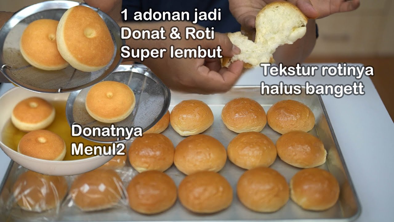 7 tahun belajar akhirnya dapat formula 1 adonan jadi donat & roti super ...