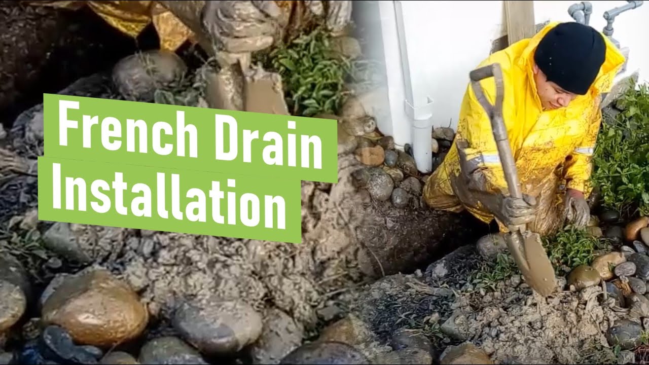 The Best Way to Install a French Drain in San Jose, CA - YouTube