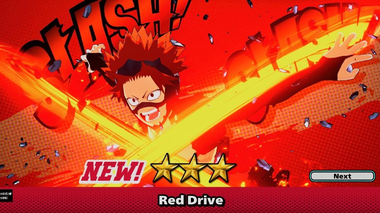MY HERO ULTRA RUMBLE | Eijiro Kirishima Quirk Set Red Drive Roll! - YouTube