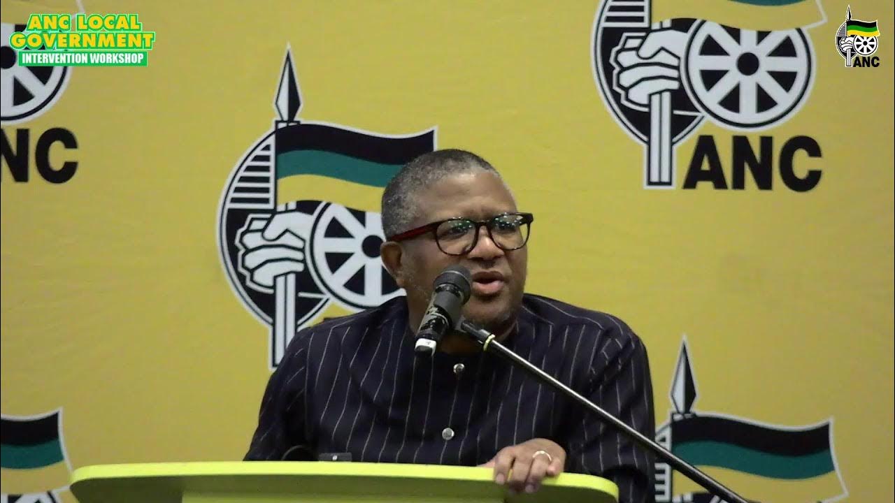 [WATCH LIVE] ANC Secretary General, Fikile Mbalula opens the Local Government Intervention ...