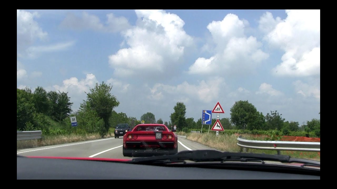 Chasing a Ferrari 288 GTO in a 360 Spider through Maranello, Italy [May ...