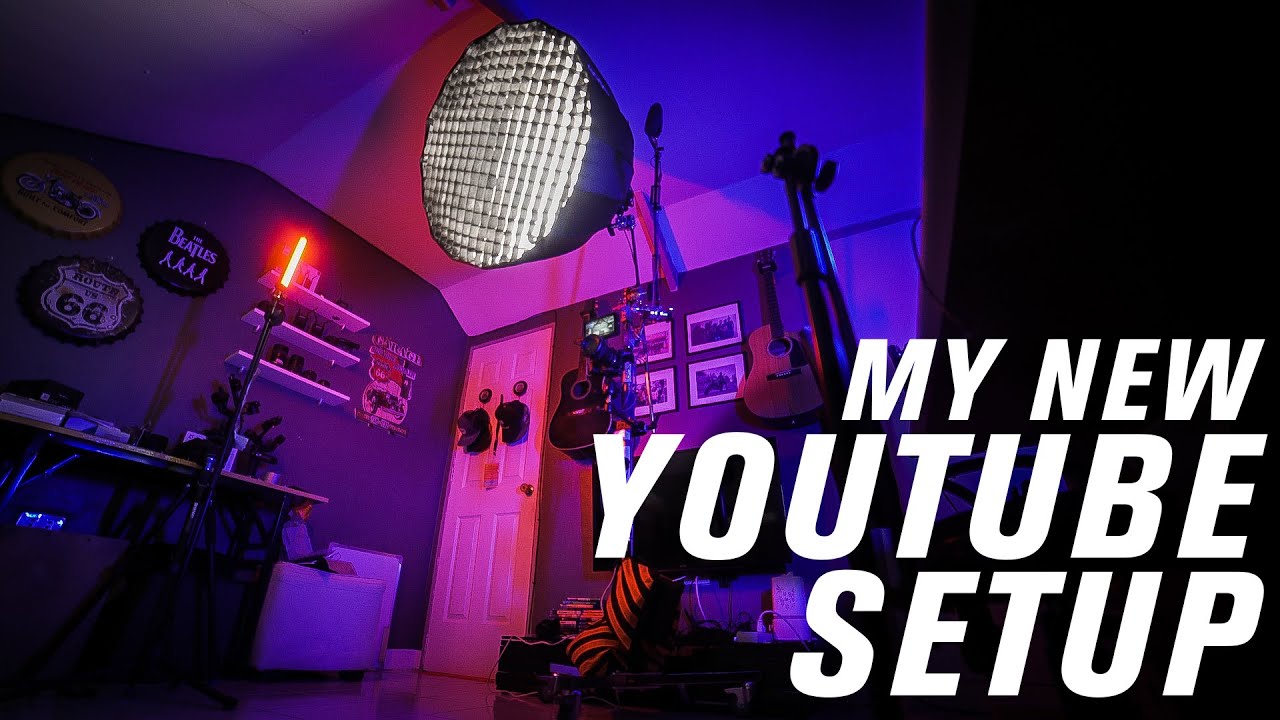 My New One-stand Youtube Setup 2020 - YouTube