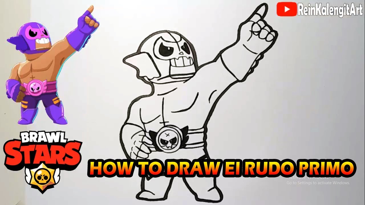 Menggambar EL RUDO PRIMO | Brawl Stars - YouTube