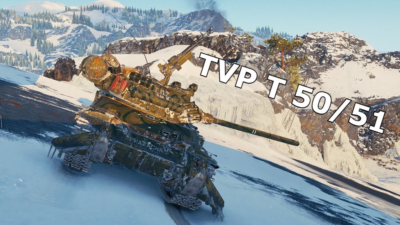 World of Tanks TVP T 50/51 - Excellent play! - YouTube
