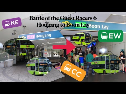 Battle of the Guest Racers 6: NE14 Hougang to EW27 Boon Lay (My POV ...