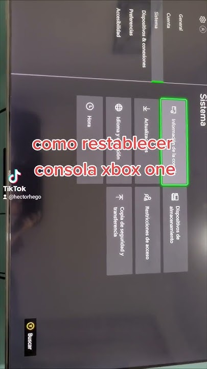 como restablecer de fabrica consola xbox one #xboxone #gamer - YouTube