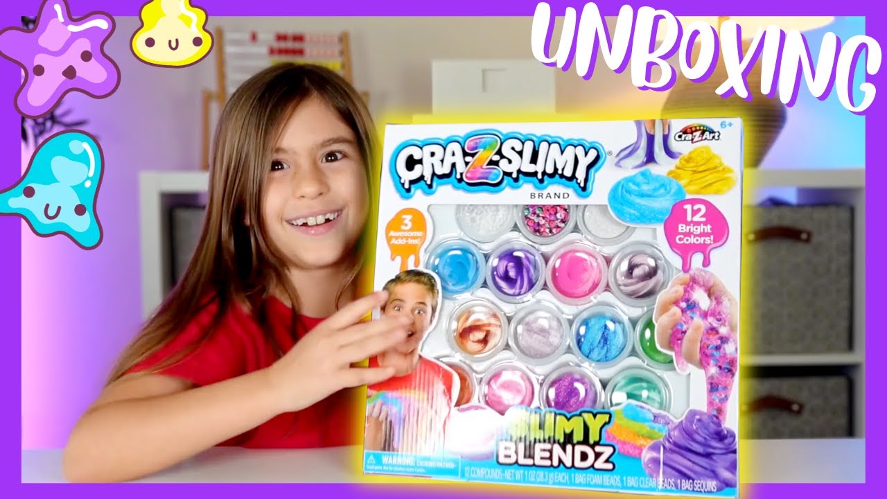 🥡 Unboxing & Playtime Fun with Cra-Z-Slimy Blendz! 🎉 - YouTube