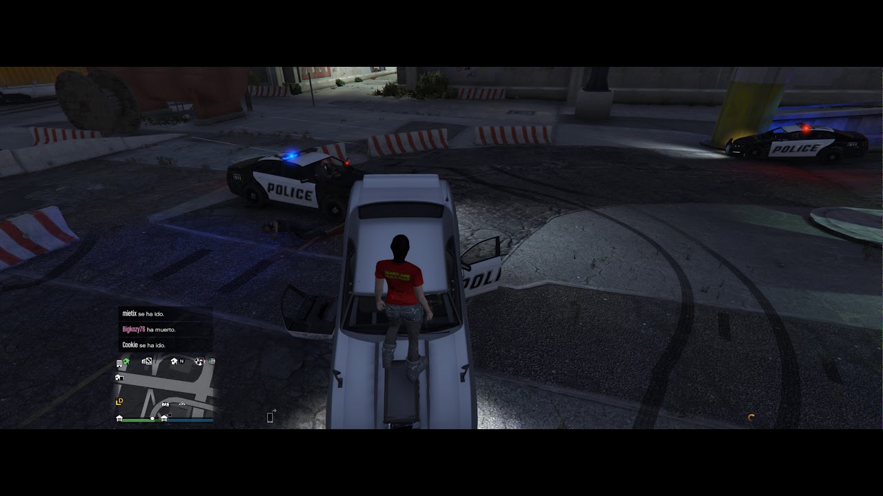 Grand Theft Auto V | Poli "bailando" - YouTube