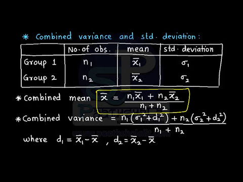 Statistics | 14 | Combined Mean and Variance | A Paathshala Ascension ...