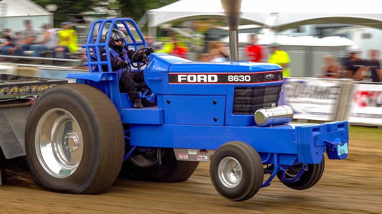 Wild! Tractor Pulling 2025! Hot Farm Tractors. Freeport, Illinois ...
