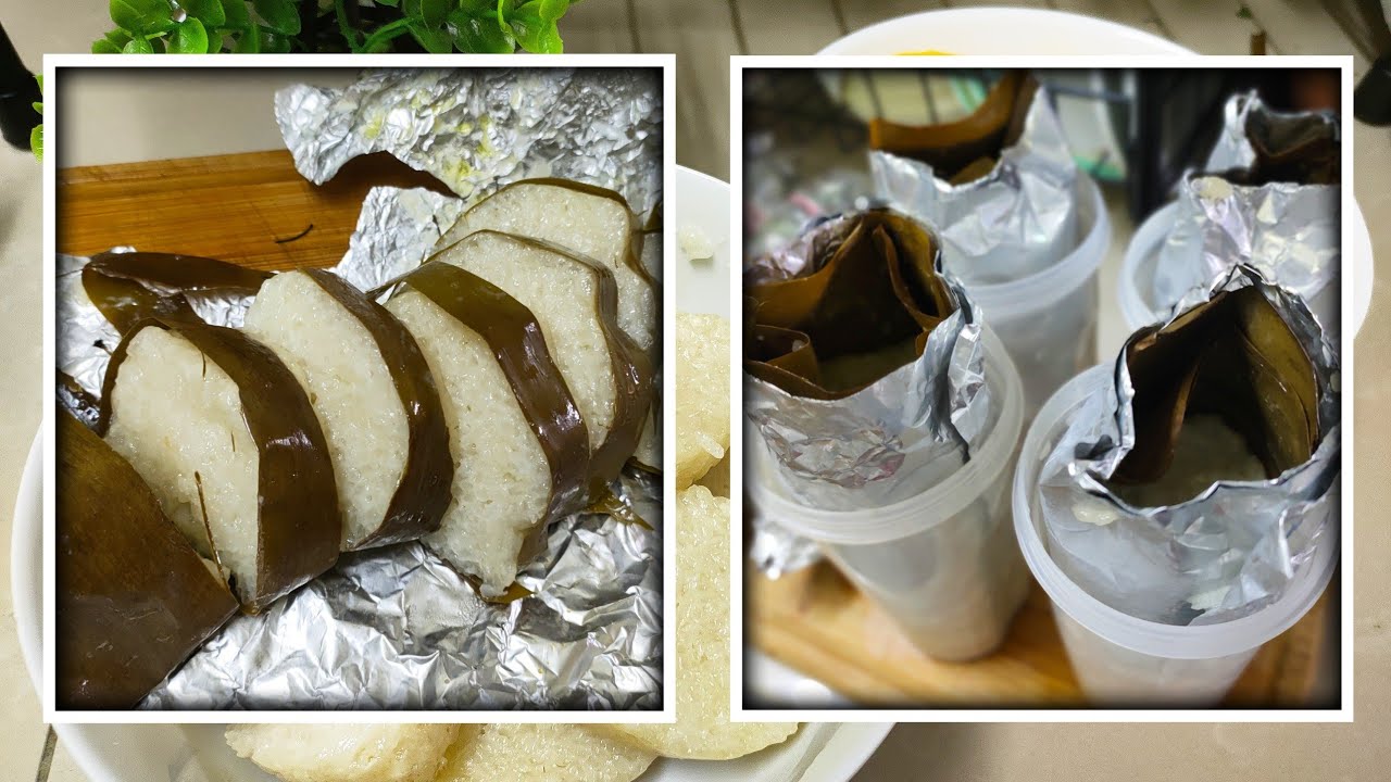 Cara buat lemang tanpa buluh | lemang daun pisang homemade | lemang ...