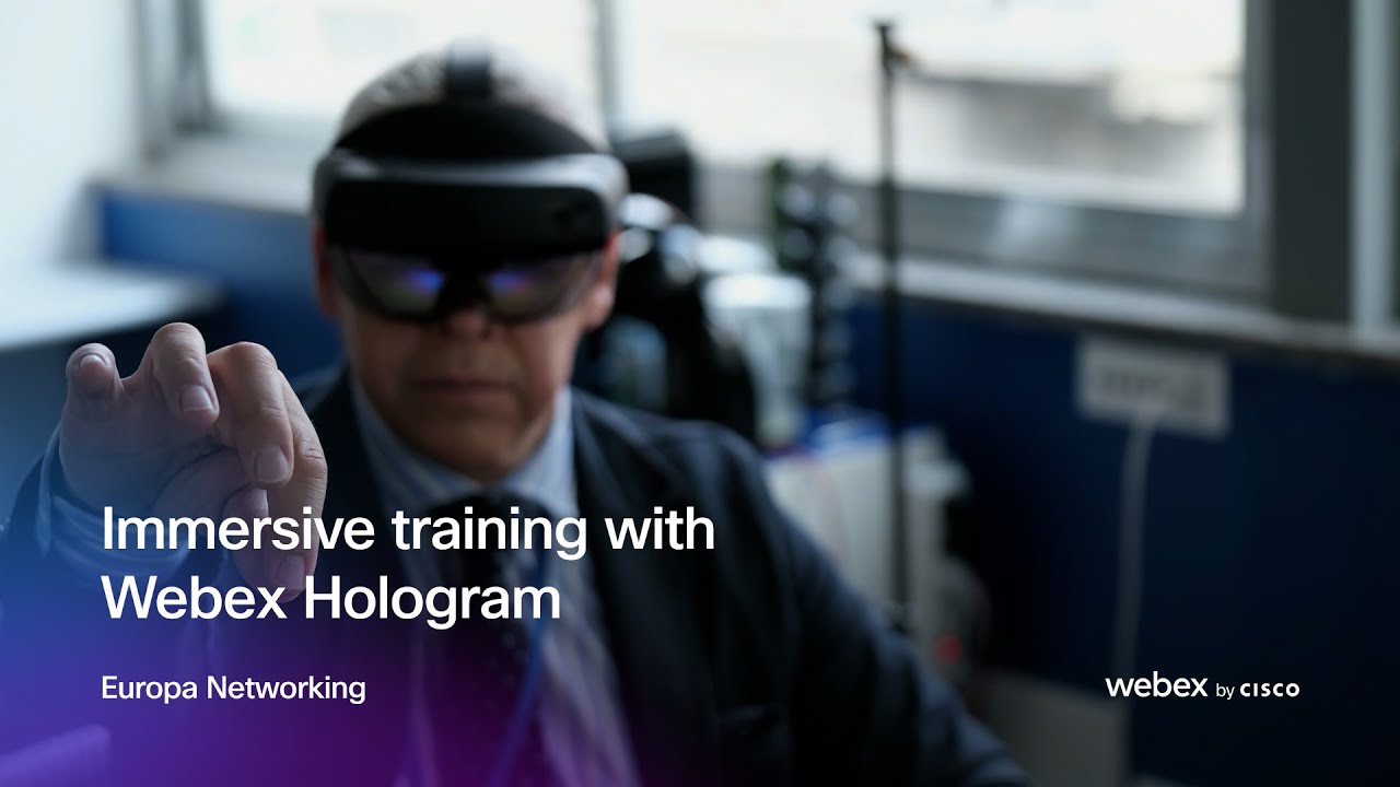 Europa Networking powers immersive training with Webex Hologram. - YouTube