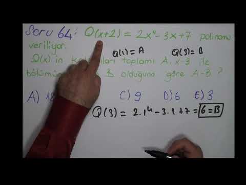 Sıfırdan Matematik Öğreniyorum Polinom 10. Ders
