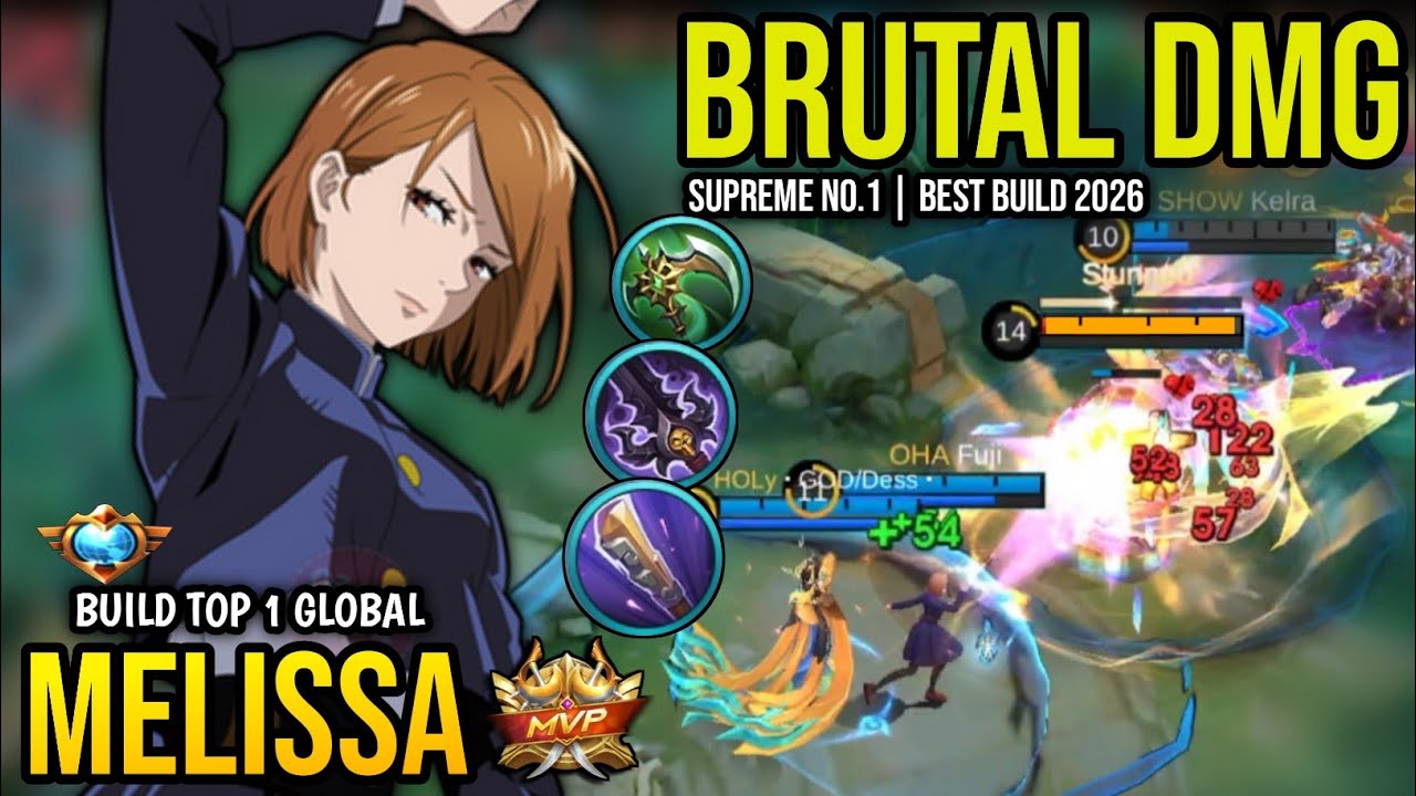 MELISSA BEST BUILD 2025 | BUILD TOP 1 GLOBAL MELISSA GAMEPLAY | MOBILE ...