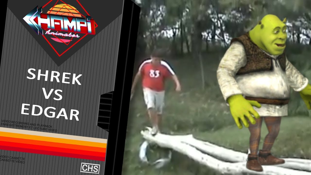 Shrek VS Edgar se cae - YouTube