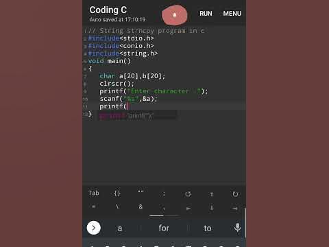 #30 String character strncpy function in C program |#c_language #shorts ...