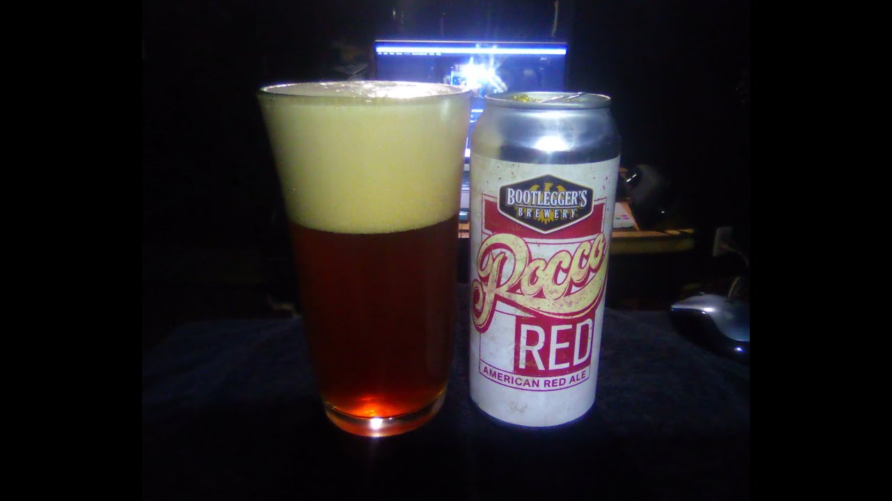 Bootleggers Brewery Rocco Red American Red Ale Beer Review! - YouTube