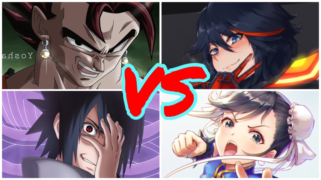 【MUGEN】Vegito & Sasuke Uchiha VS Ryuko Matoi & Chun Li - YouTube