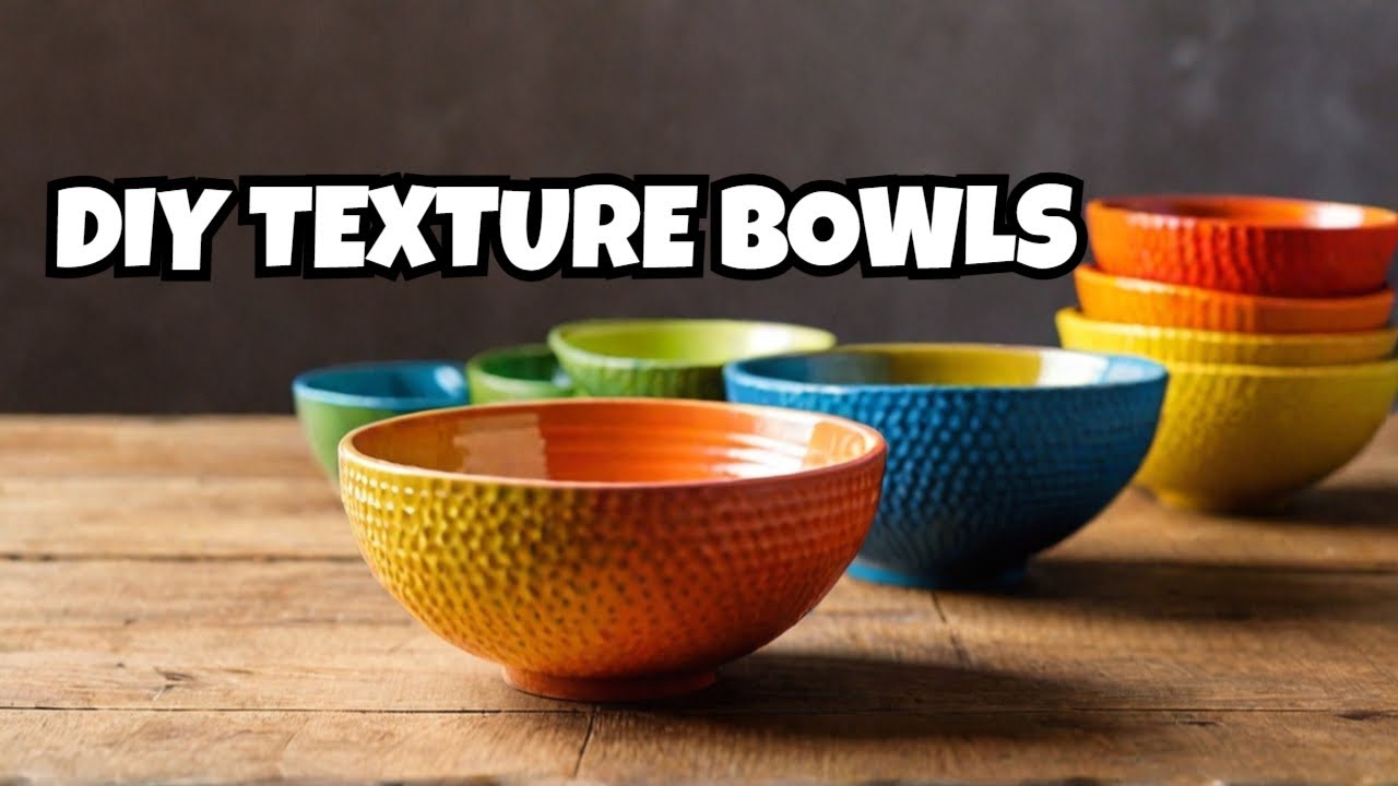 Unbelievable Texture Bowls You Have to See to Believe! | Step-by-Step ...