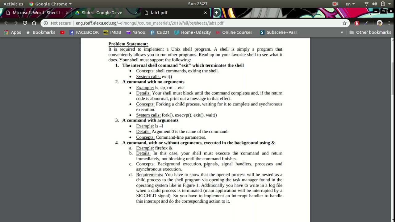Simple Shell-like application Mind Map. - YouTube