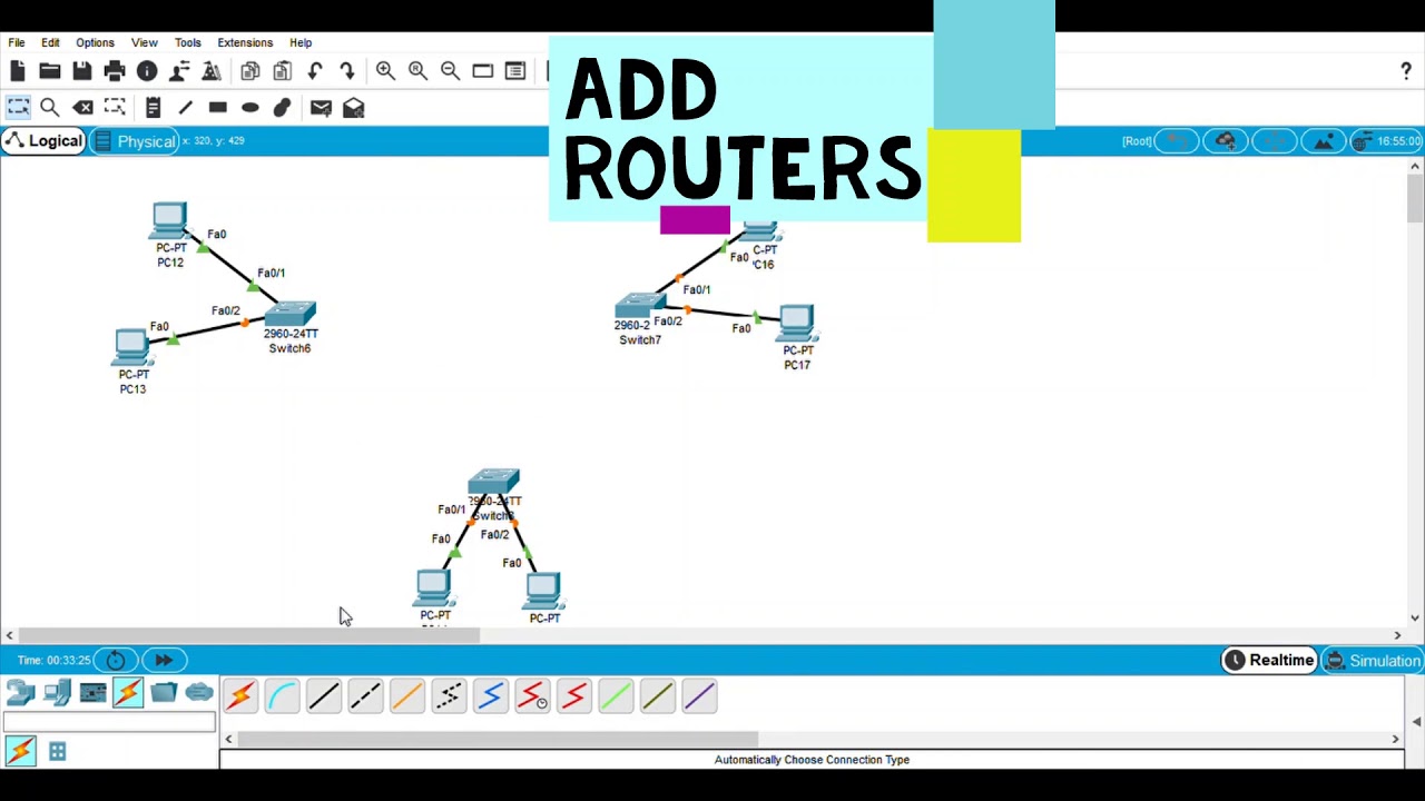 Design Network Packet Tracer Familiarizing - YouTube