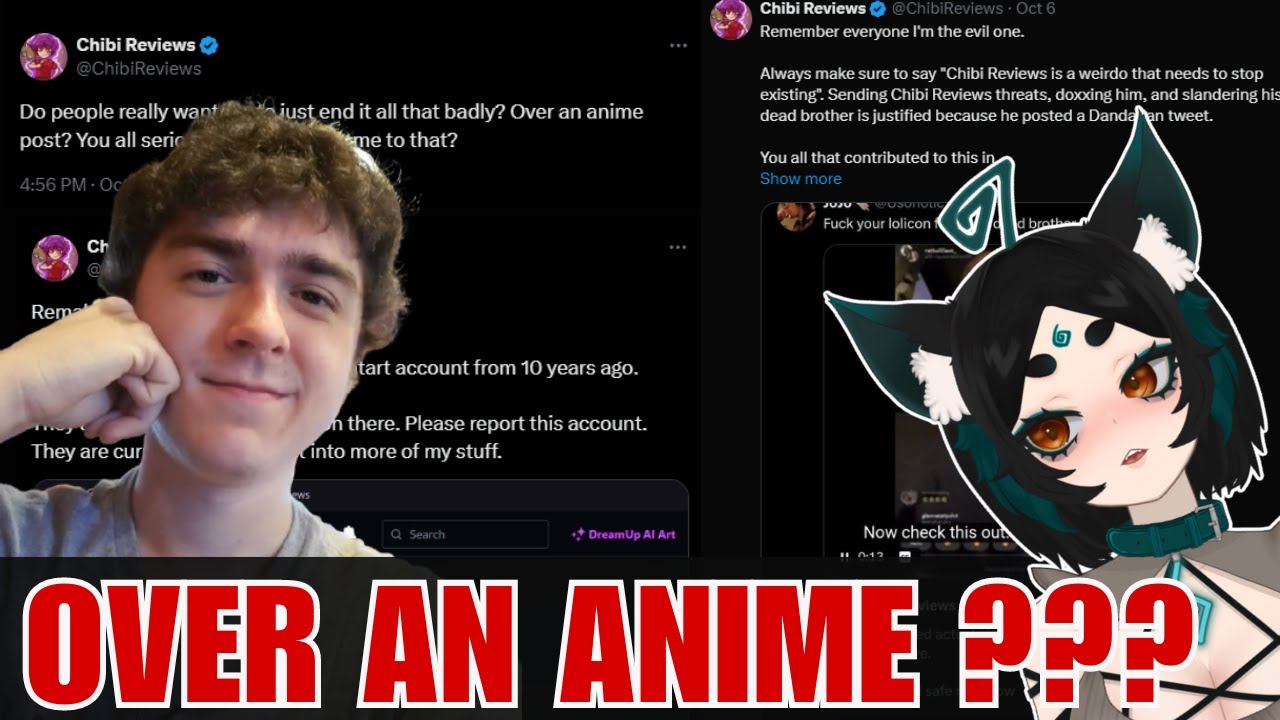 They want to RUIN his LIFE over an ANIME opinion / Chibi Reviews ...