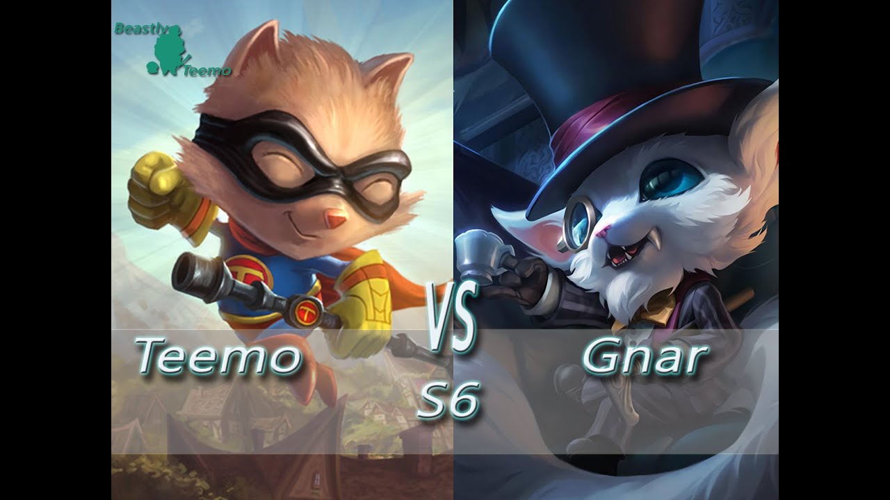 League of Legends - Super Teemo vs Gnar - S6 Ranked Gameplay (Season 6 ...